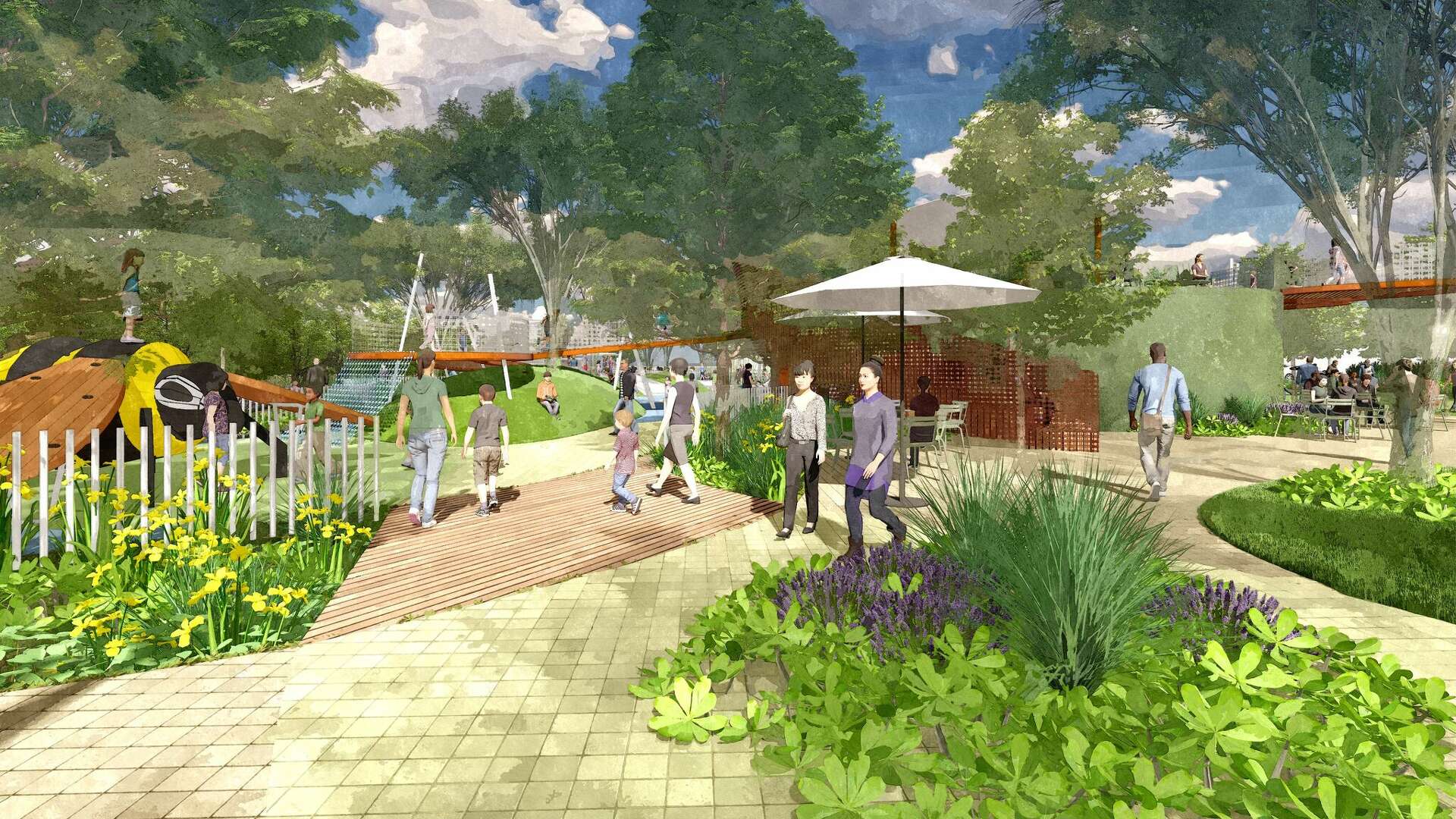 Land cleared for new Camden Park in Houston's Westchase District