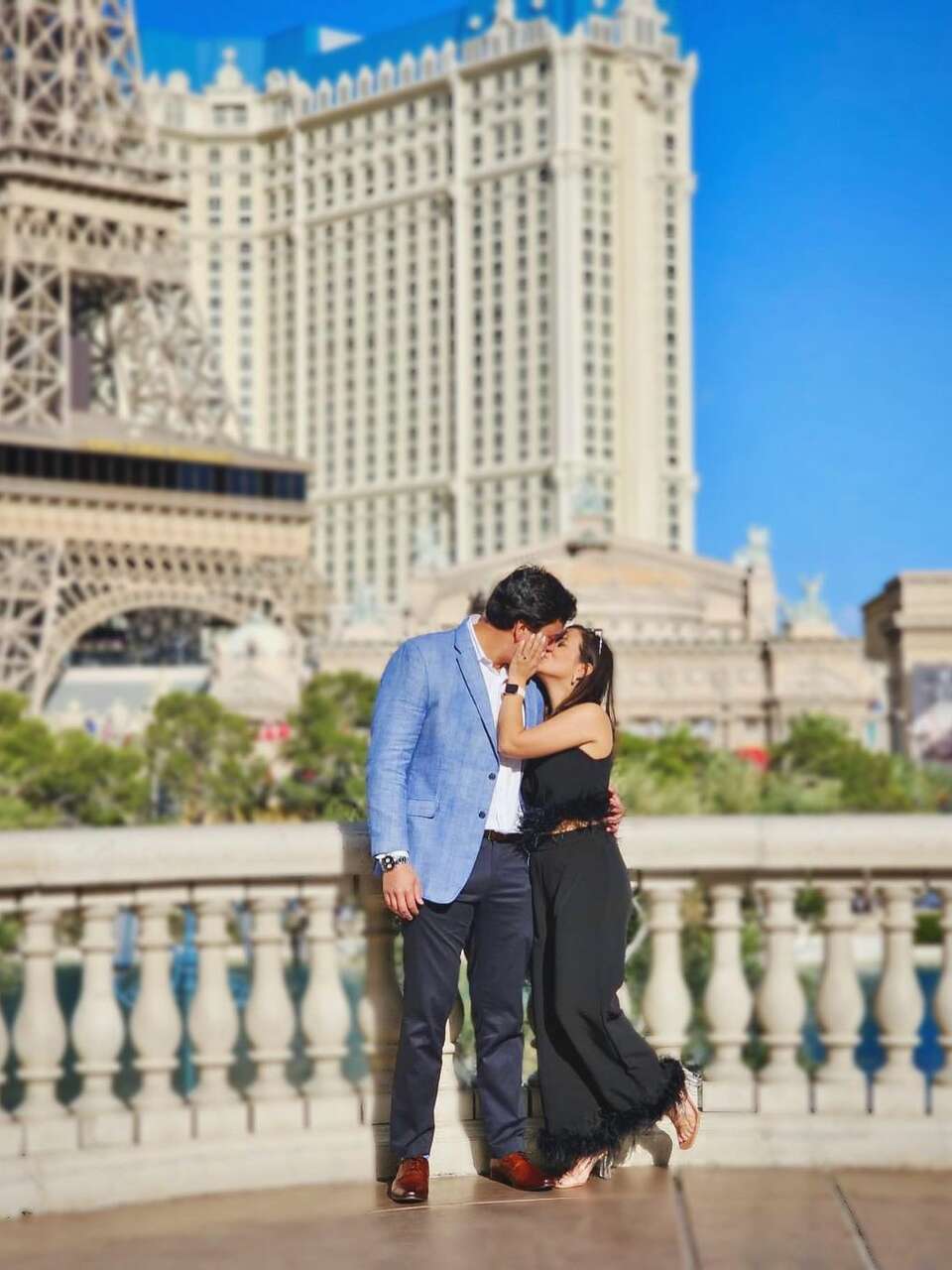 A FOX 26 reporter got engaged in Las Vegas over the weekend