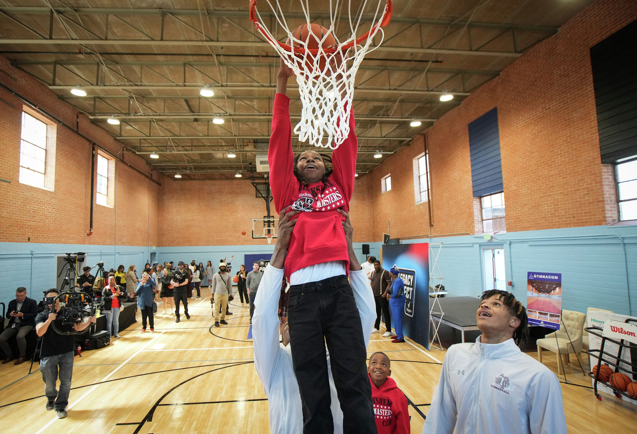 NCAA Final Four Legacy Project: Local community center gets new court
