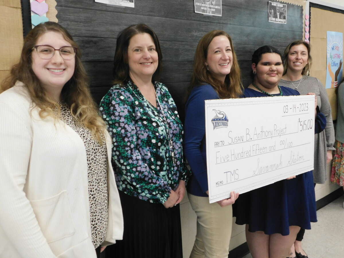 Torrington students raise money for Susan B. Anthony Project