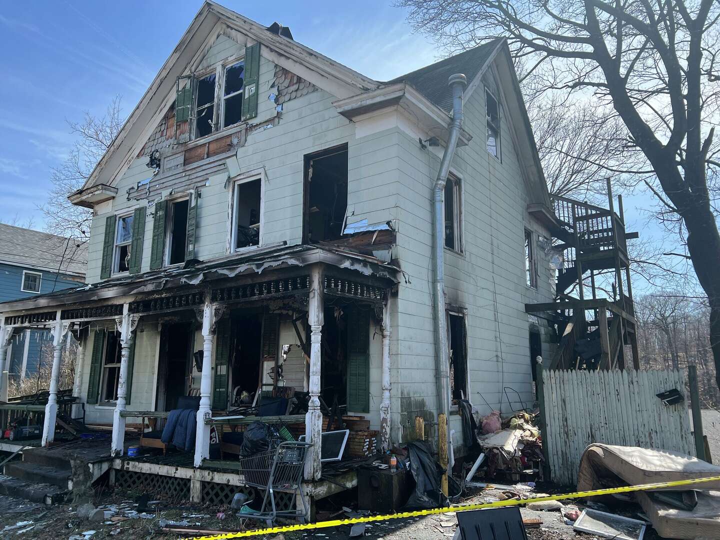 Catskill house fire, explosion leaves one man dead