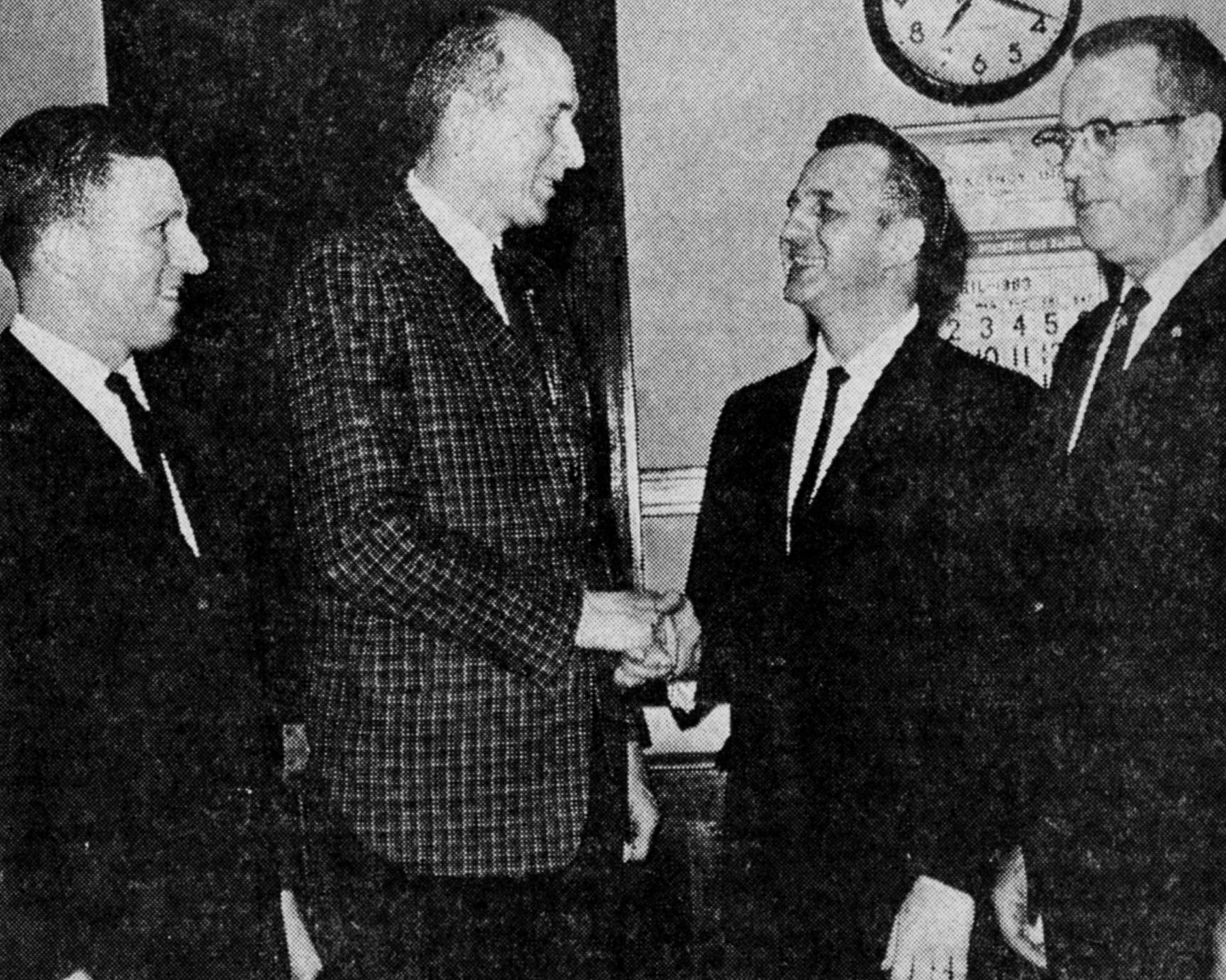 U.S. Senator Carl Levin to visit MHS, 20 years ago