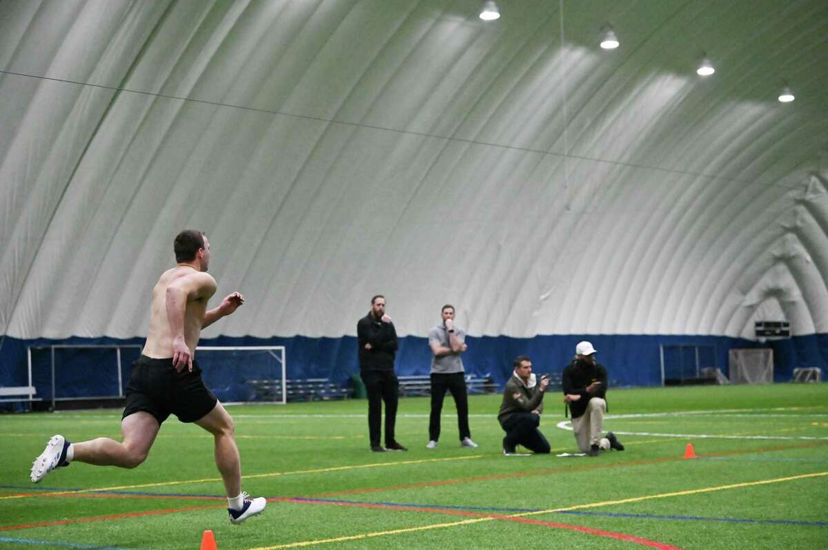 UAlbany, Union football players get NFL look at pro day