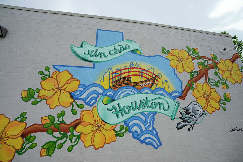 Best Houston murals downtown: Houston is Inspired, George Floyd