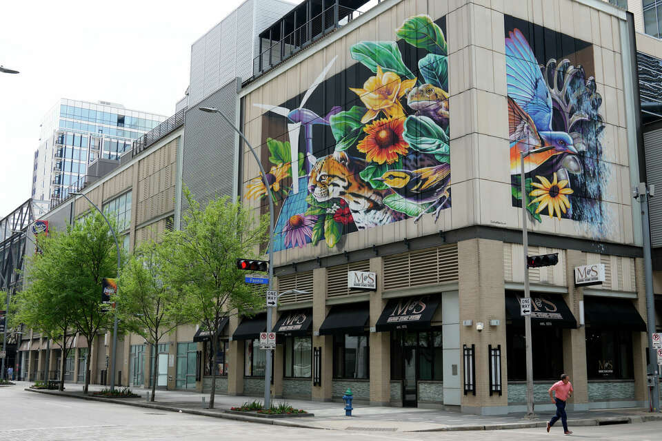 Best Houston murals downtown: Houston is Inspired, George Floyd