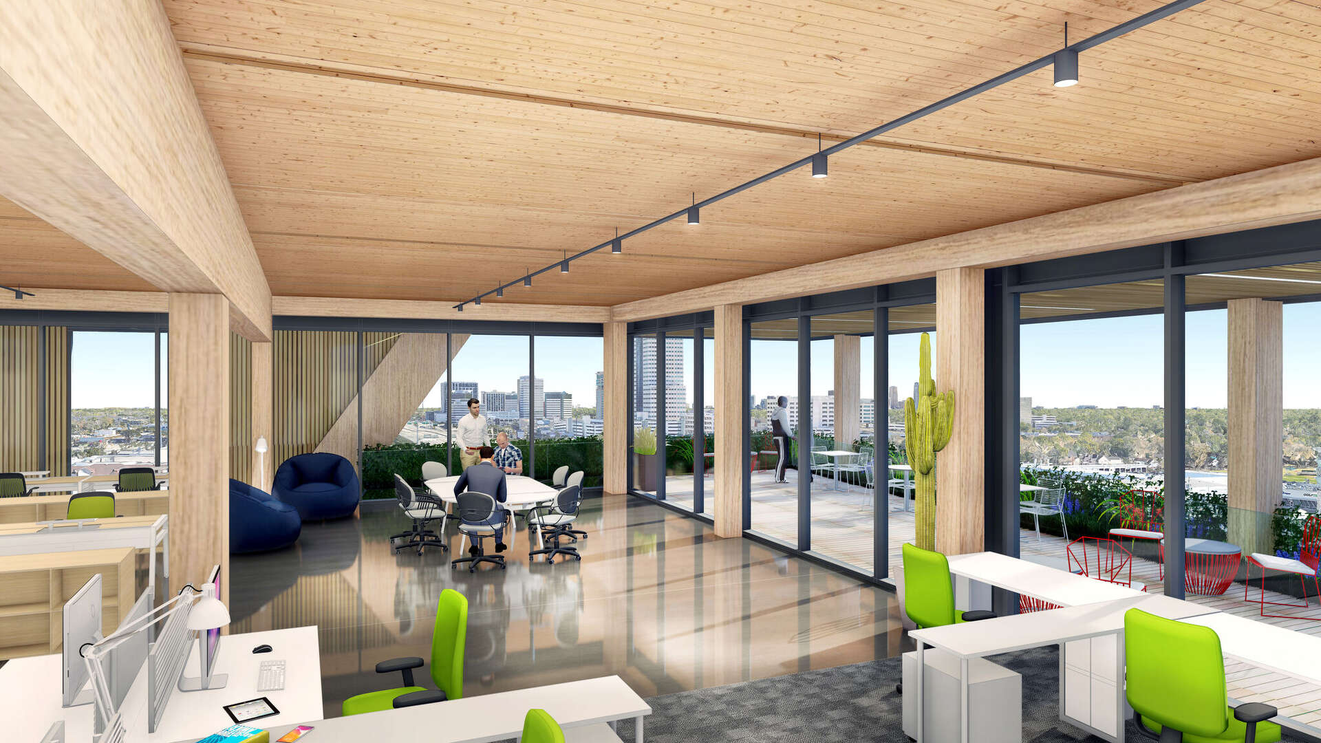 6-story mass-timber office proposed in West Houston