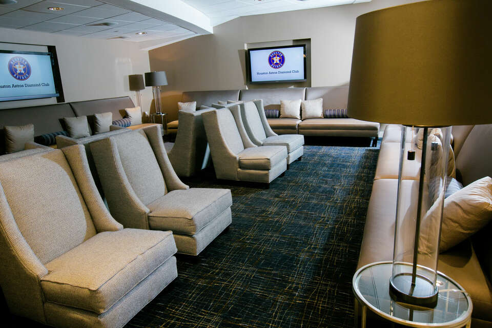 Luxury seats at Astros game have private bar, field access, chef