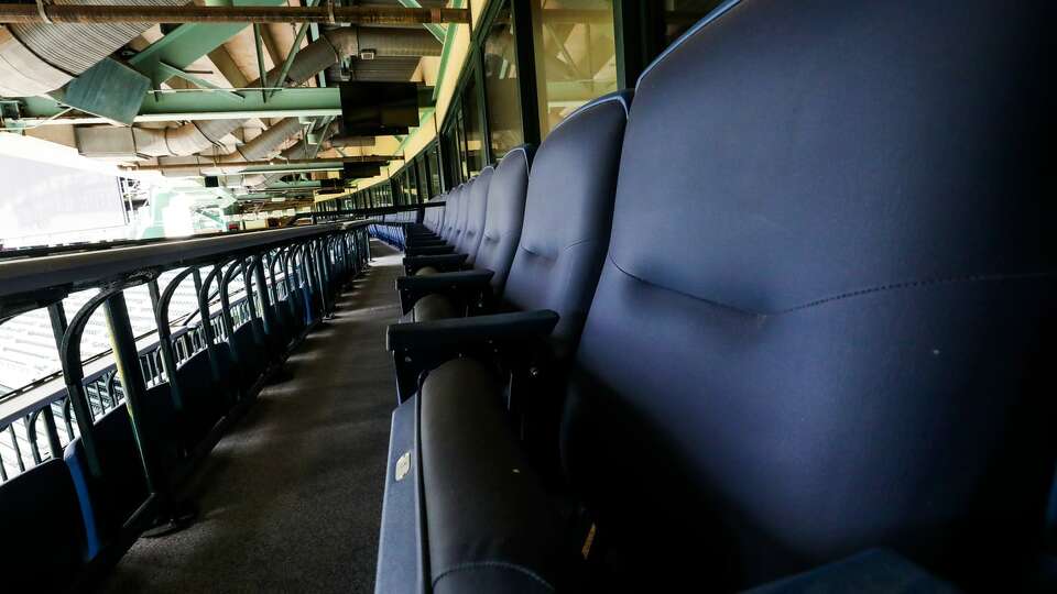 Luxury seats at Astros game have private bar, field access, chef