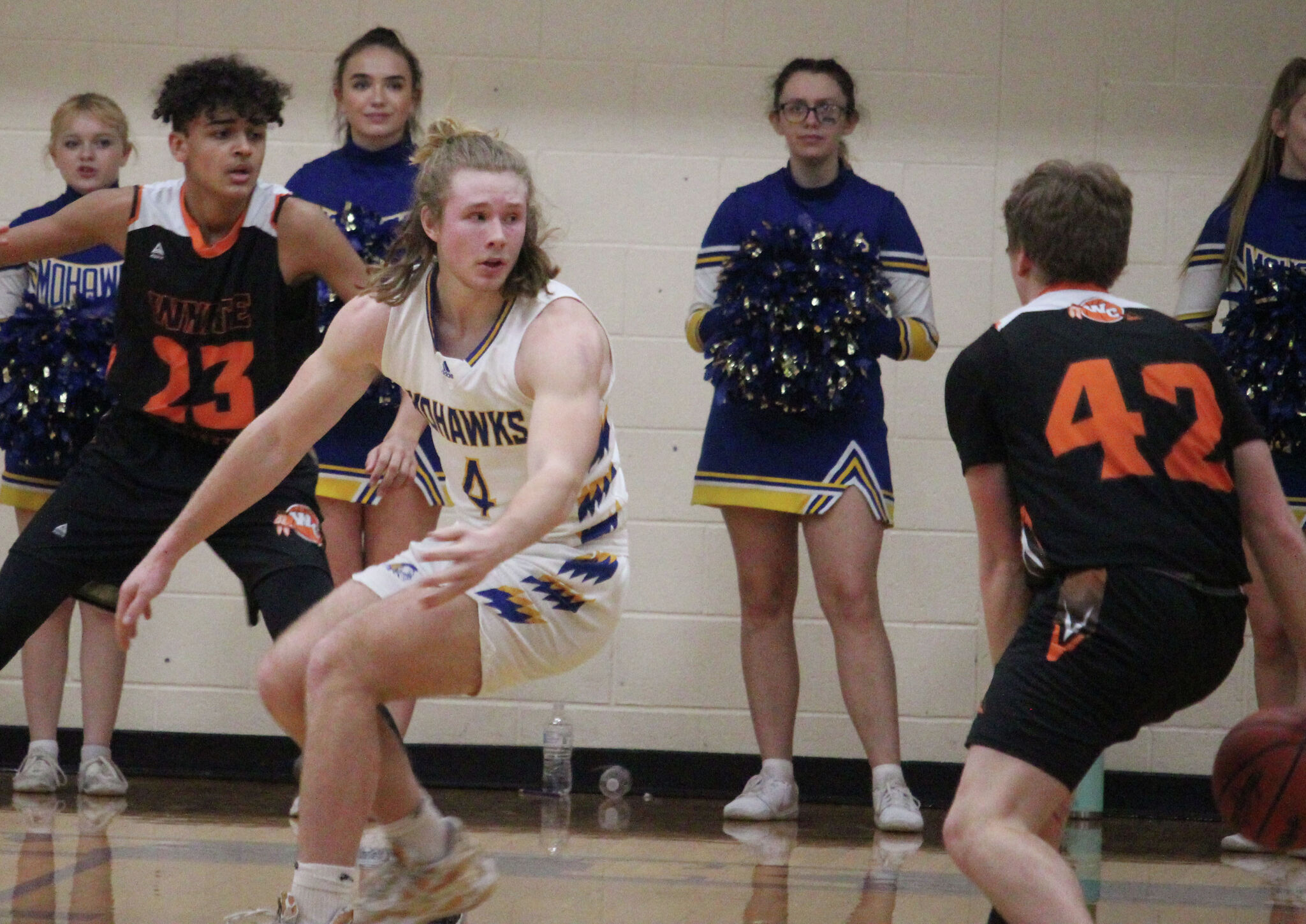 Garrett averaged double figures in scoring, rebounding