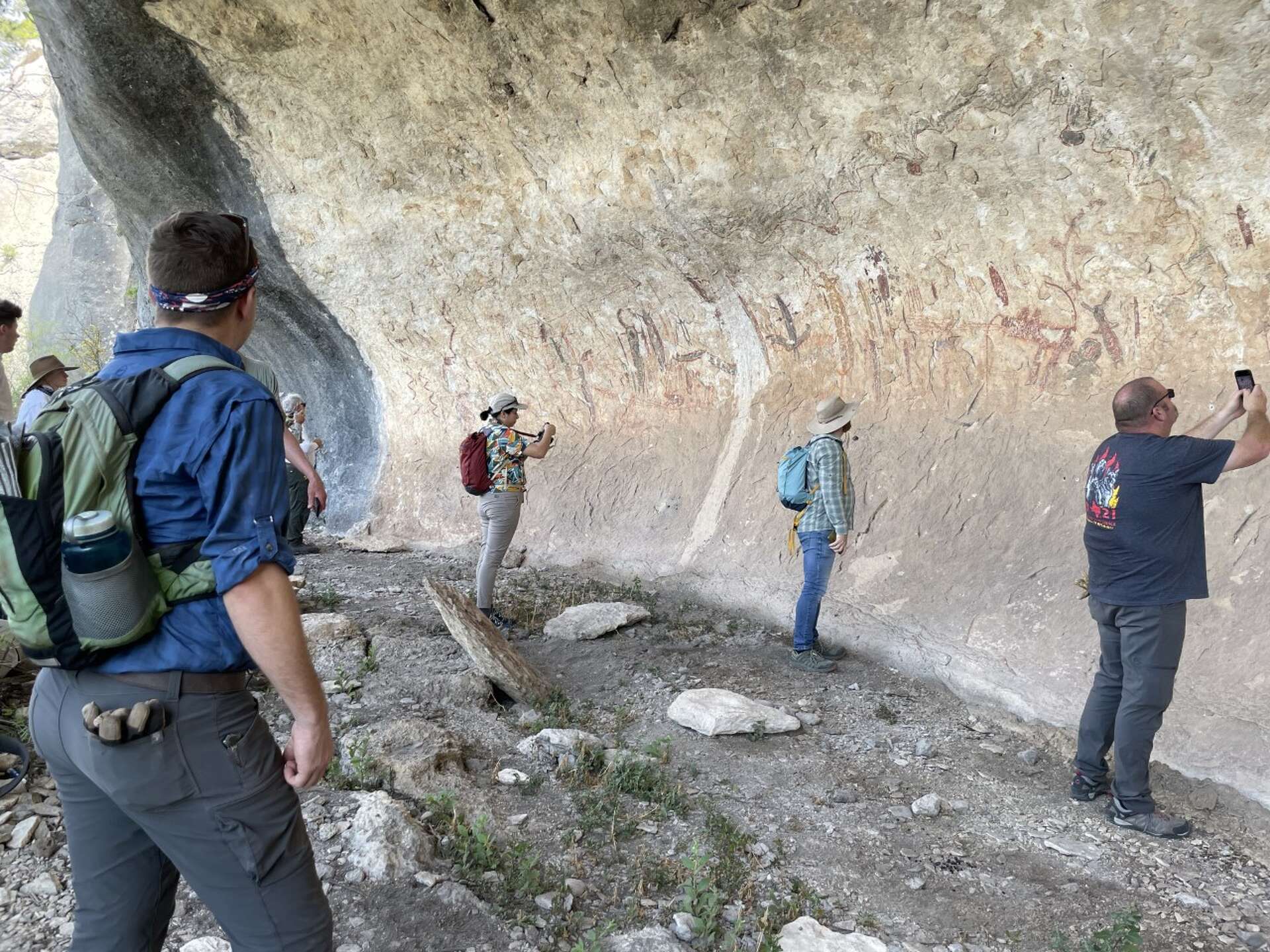 In far West Texas, the ancient work of artists, still speaks to us