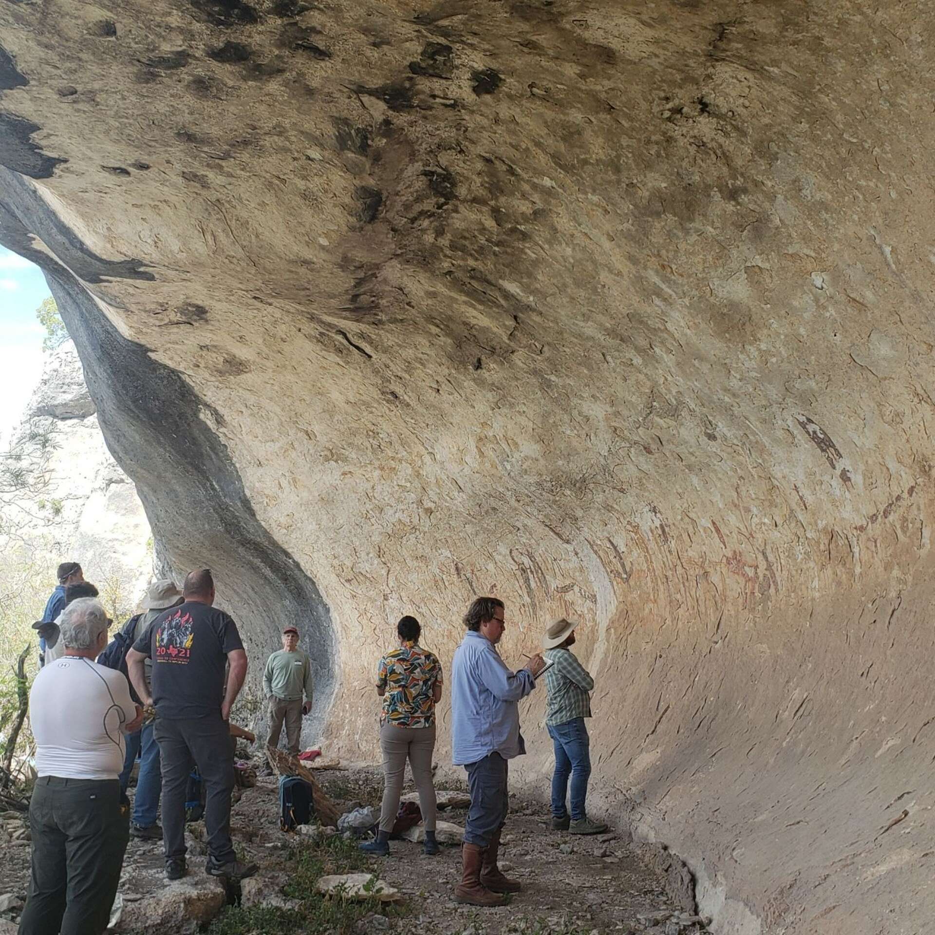 In far West Texas, the ancient work of artists, still speaks to us