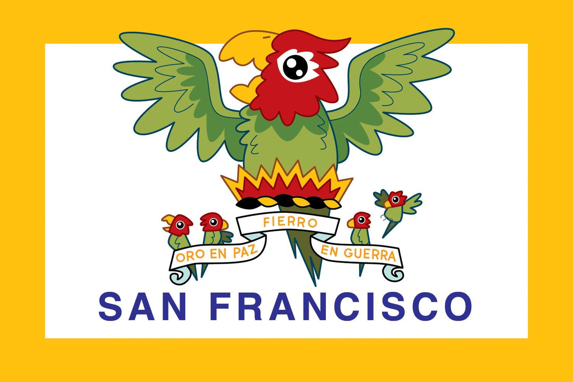 Wild parrots are the official animal of San Francisco