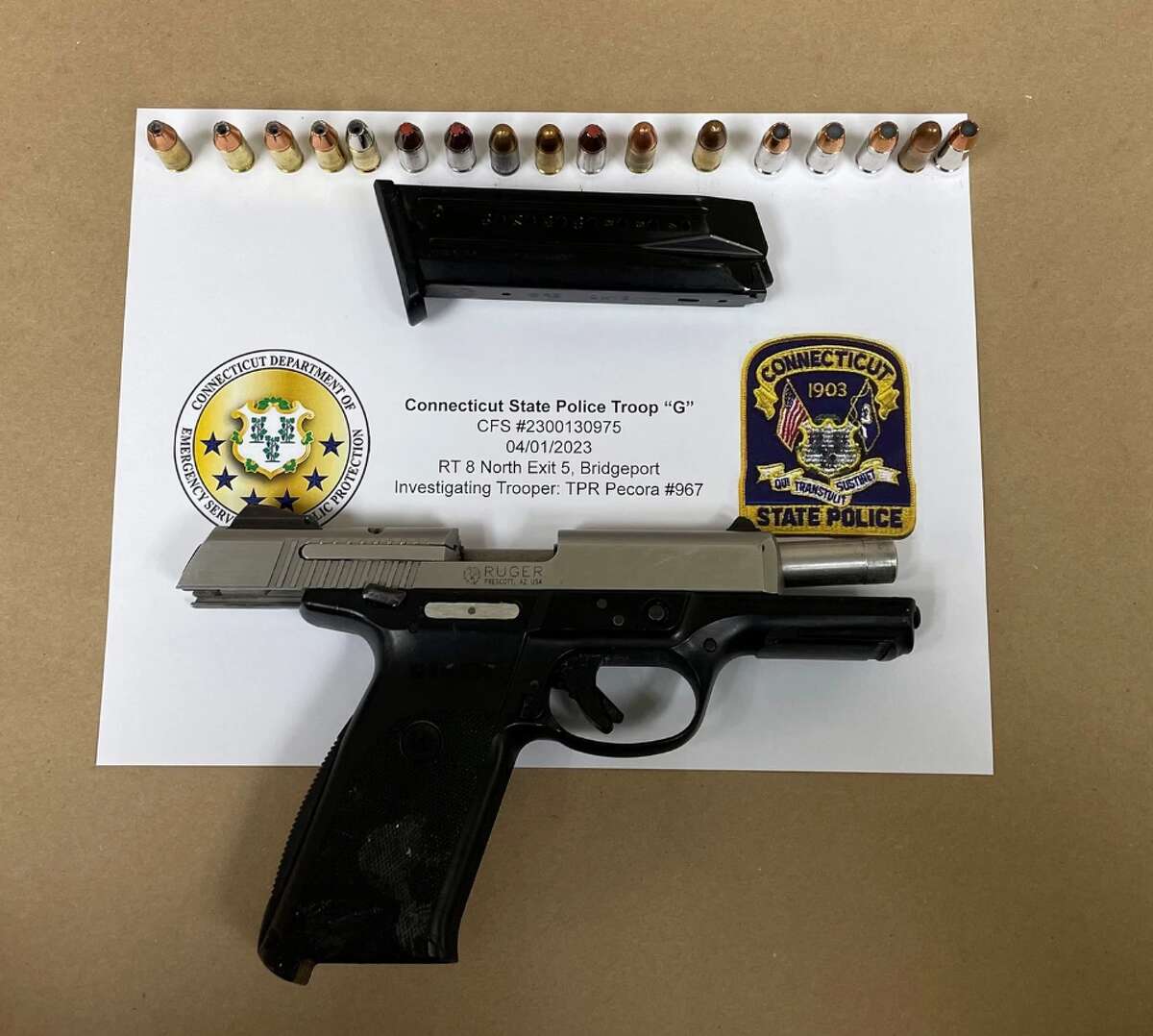 Police: Bridgeport man charged with DUI had illegal handgun in car