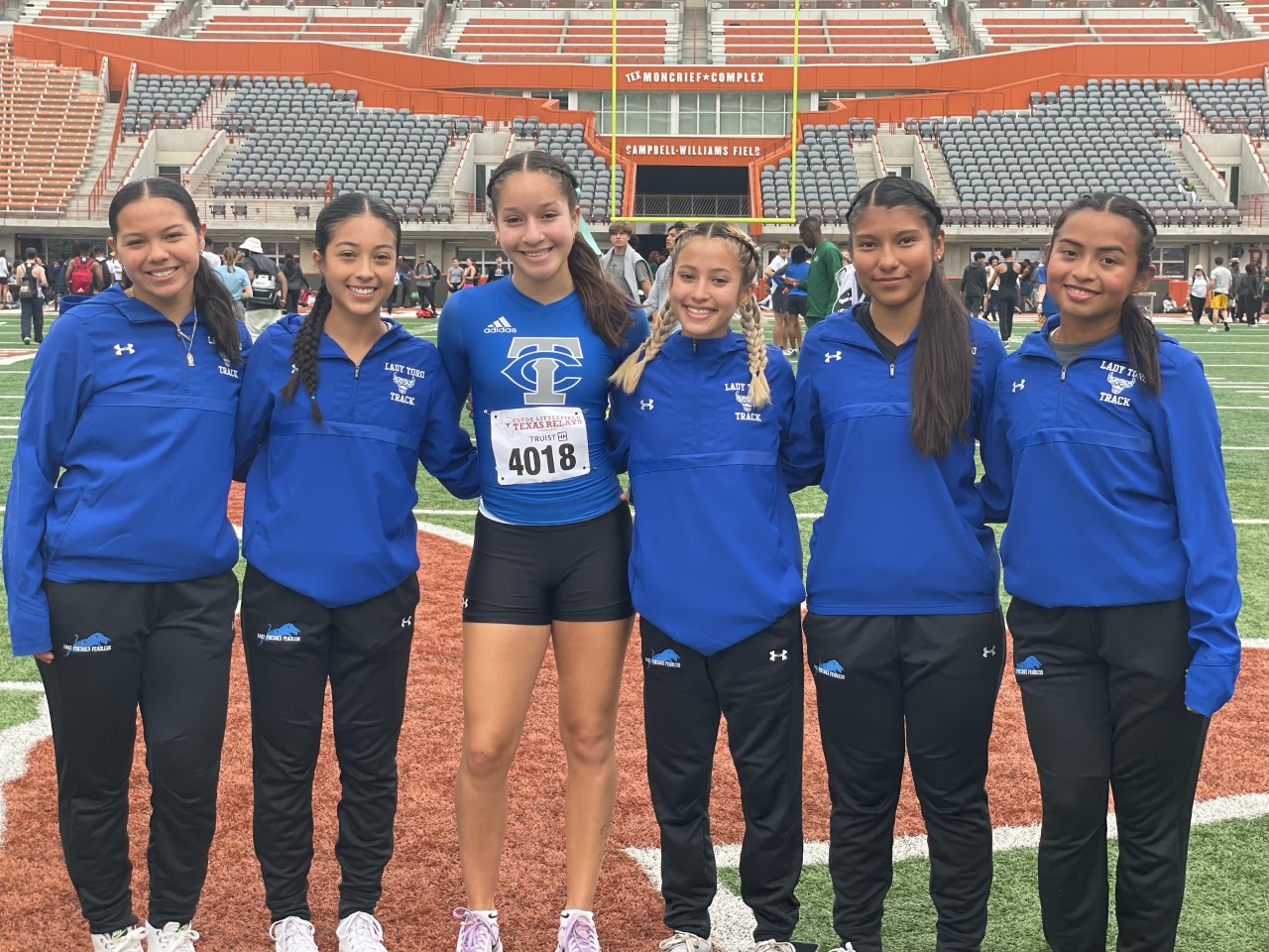 Cigarroa Lady Toro runners perform well at Texas Relays