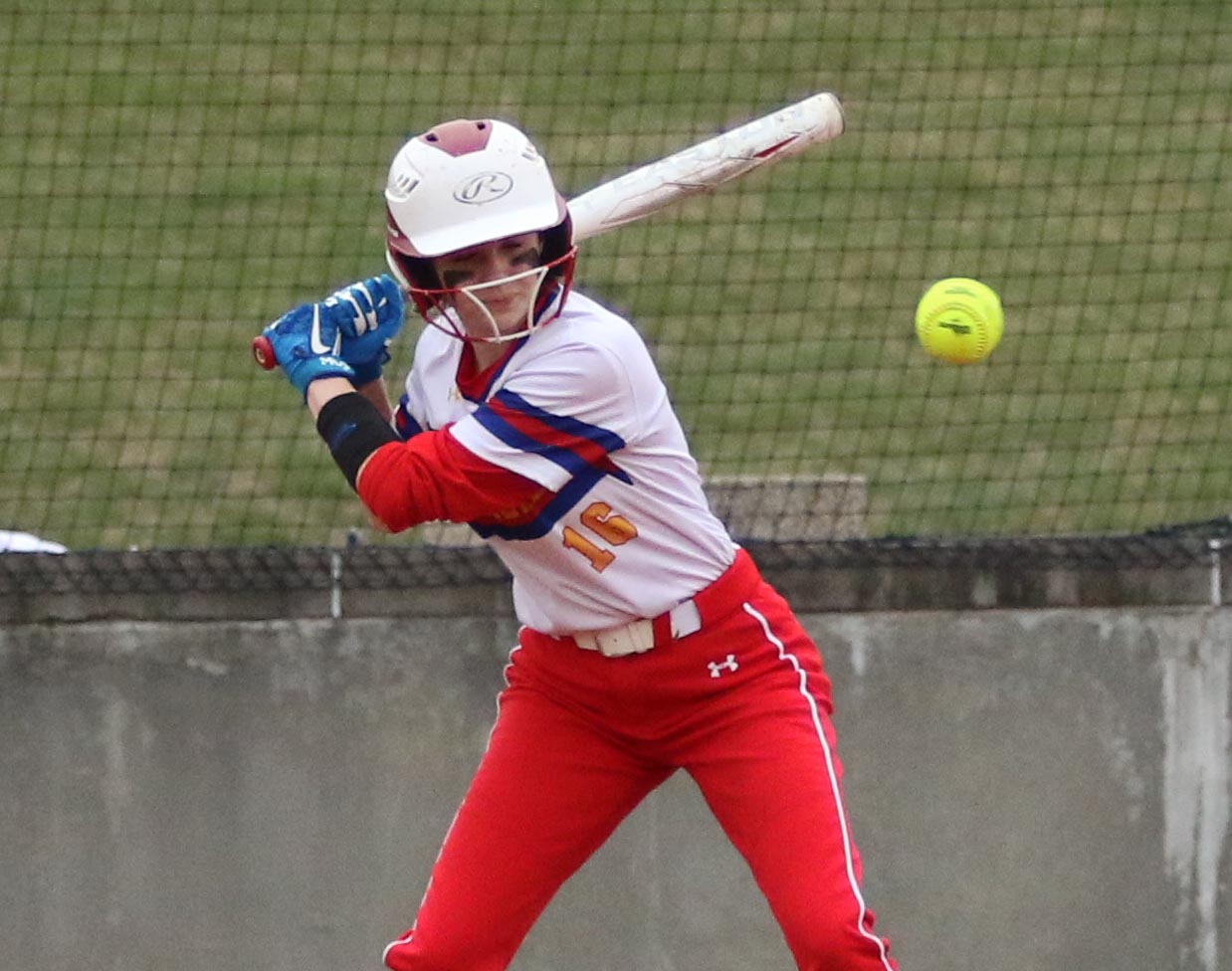 Roxana, Jersey both take a fall at home