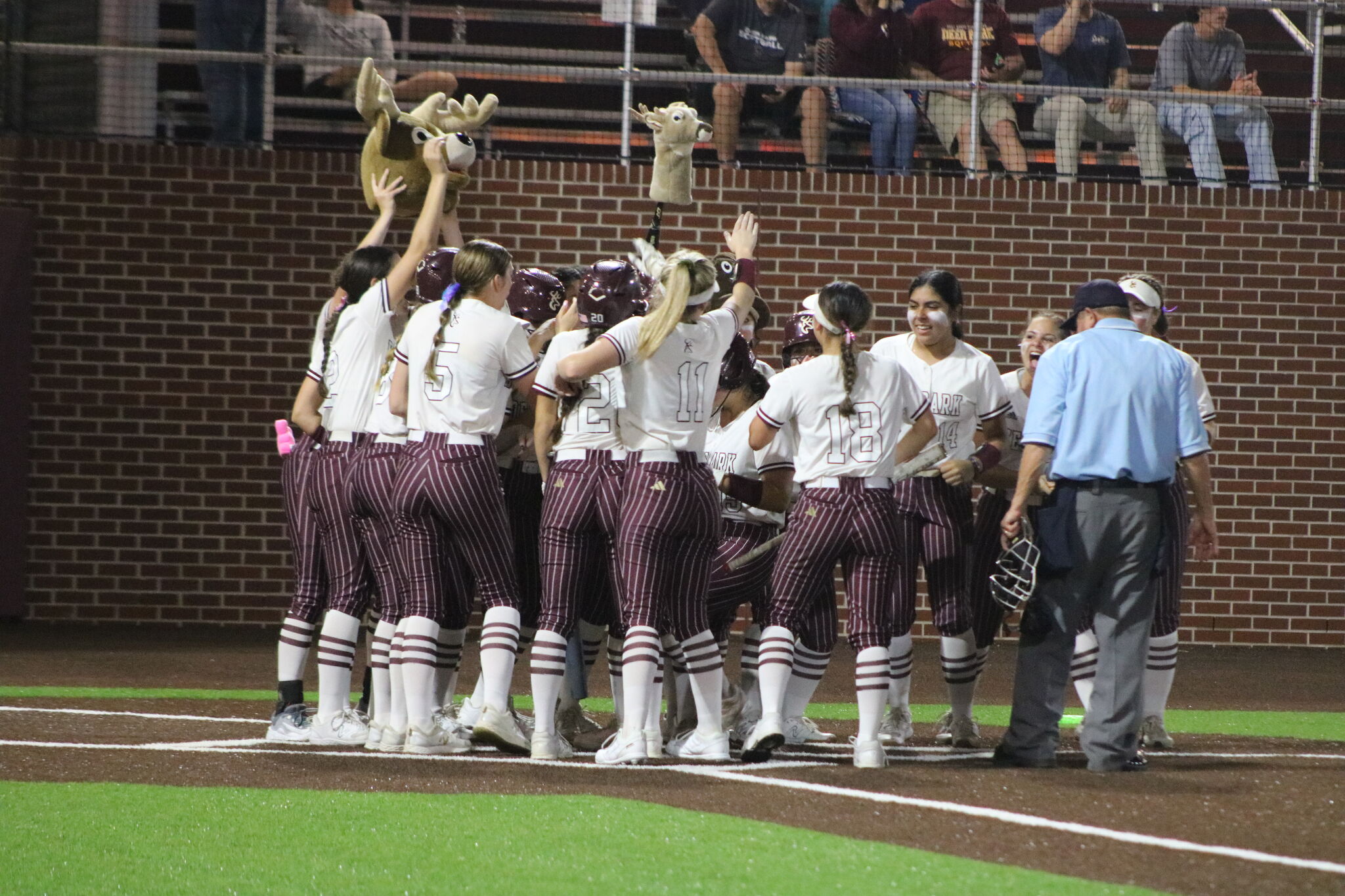 The two best softball teams met again and Deer Park proved superior