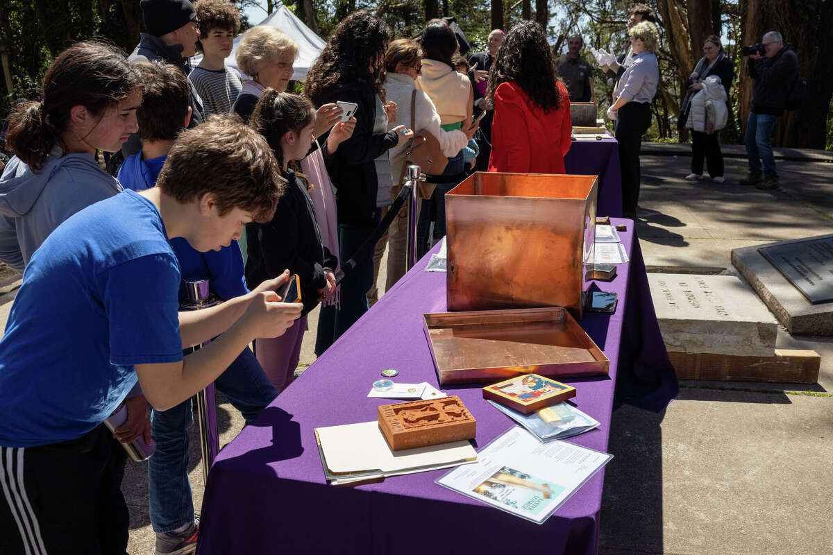 An 89-year-old time capsule was opened at SF's Mount Davidson