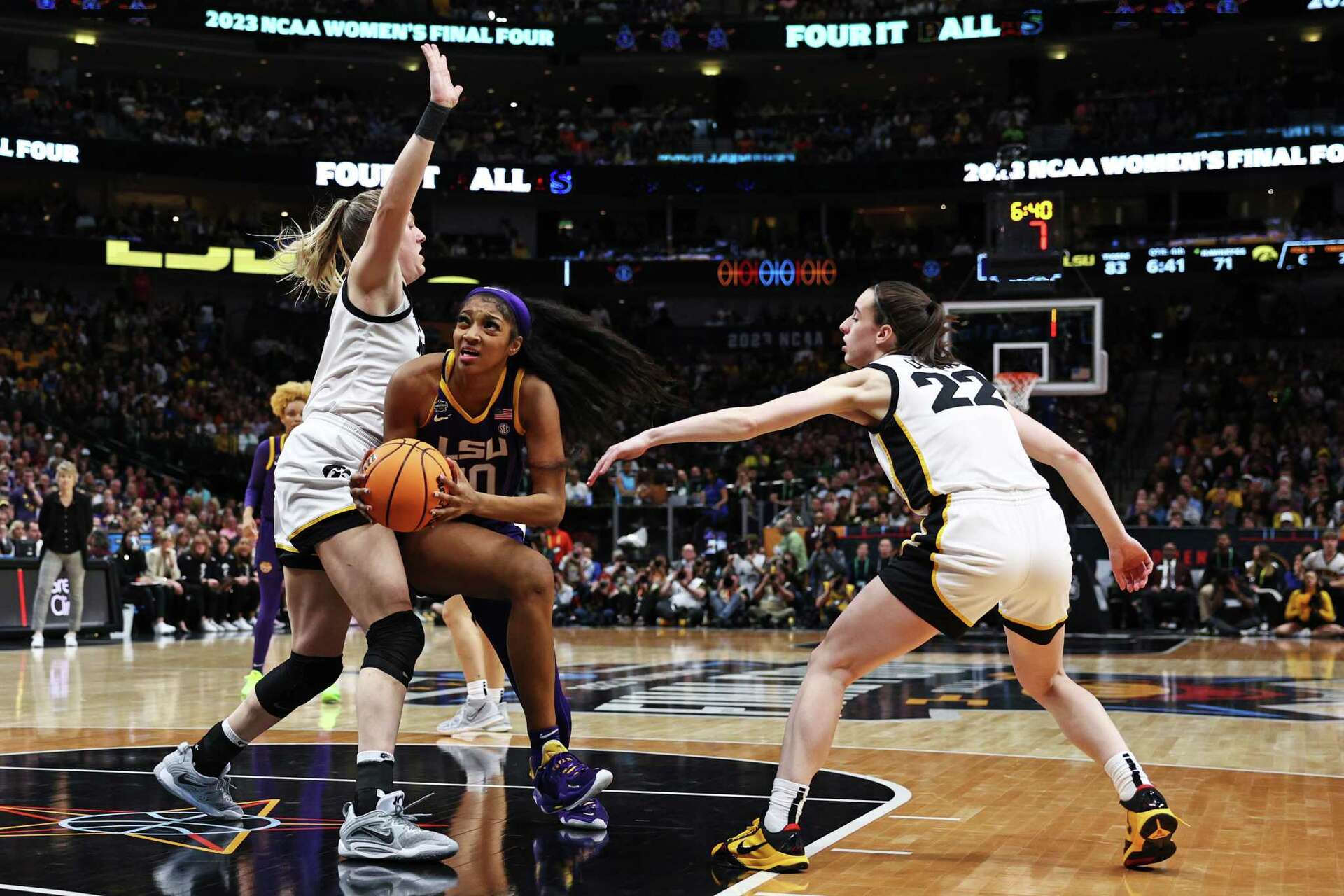 Great players, trash-talking, bad refs? LSU win over Iowa had it all