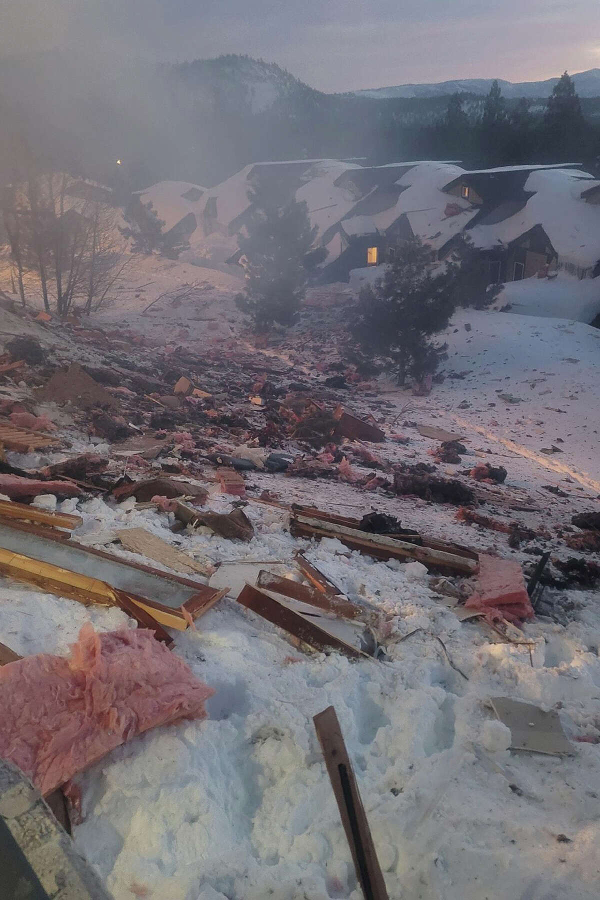 Another home explodes in California mountain town