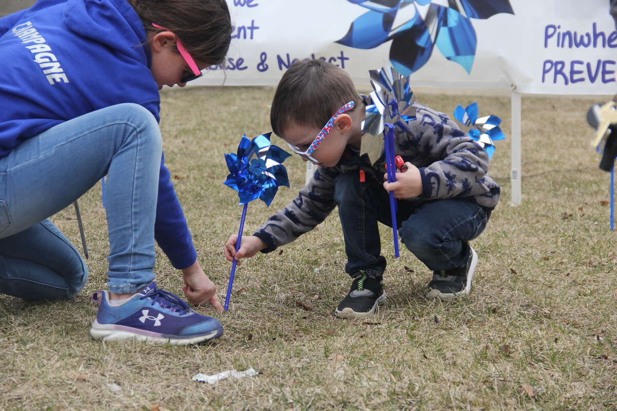 CAN Council kicks off child abuse prevention month with pinwheel plant