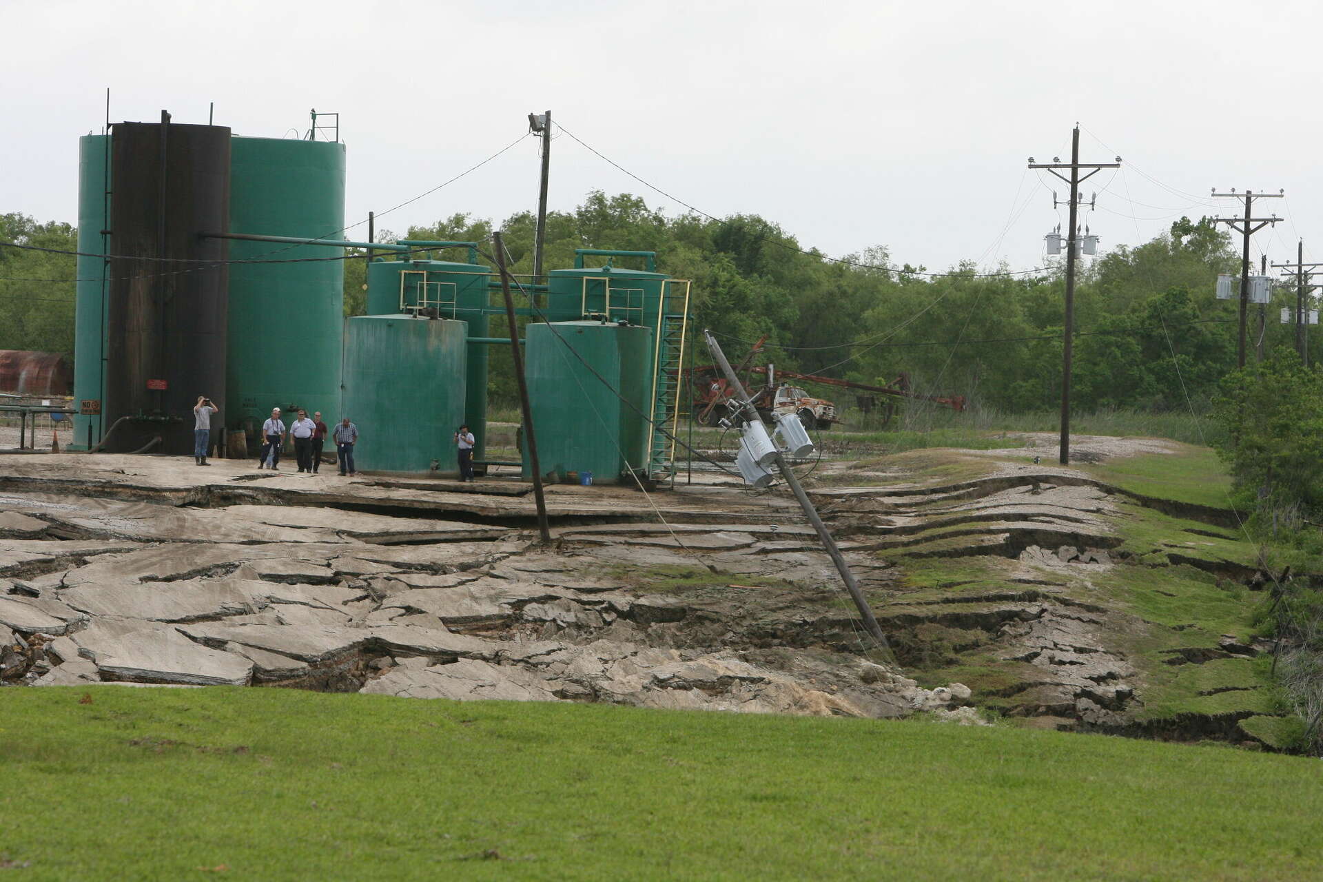 The Daisetta sinkhole is expanding after 15 years of being stable