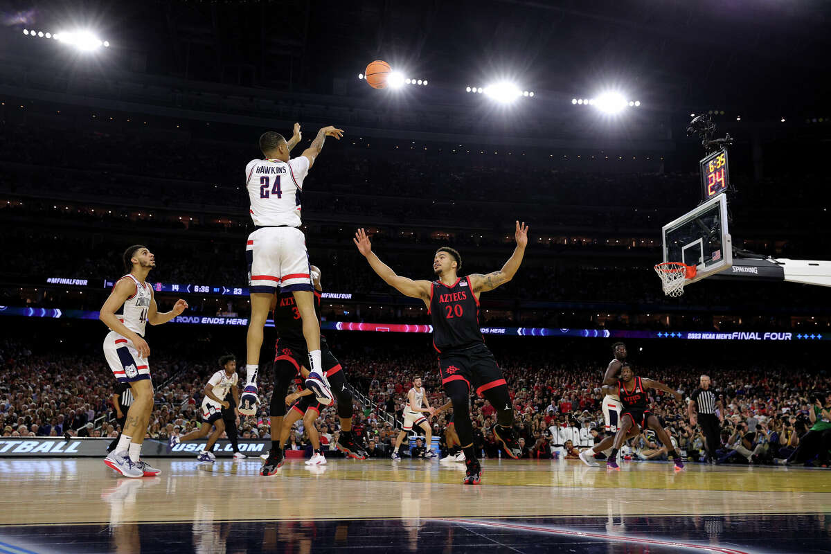 UConn star Jordan Hawkins jumped up NBA draft boards with title run
