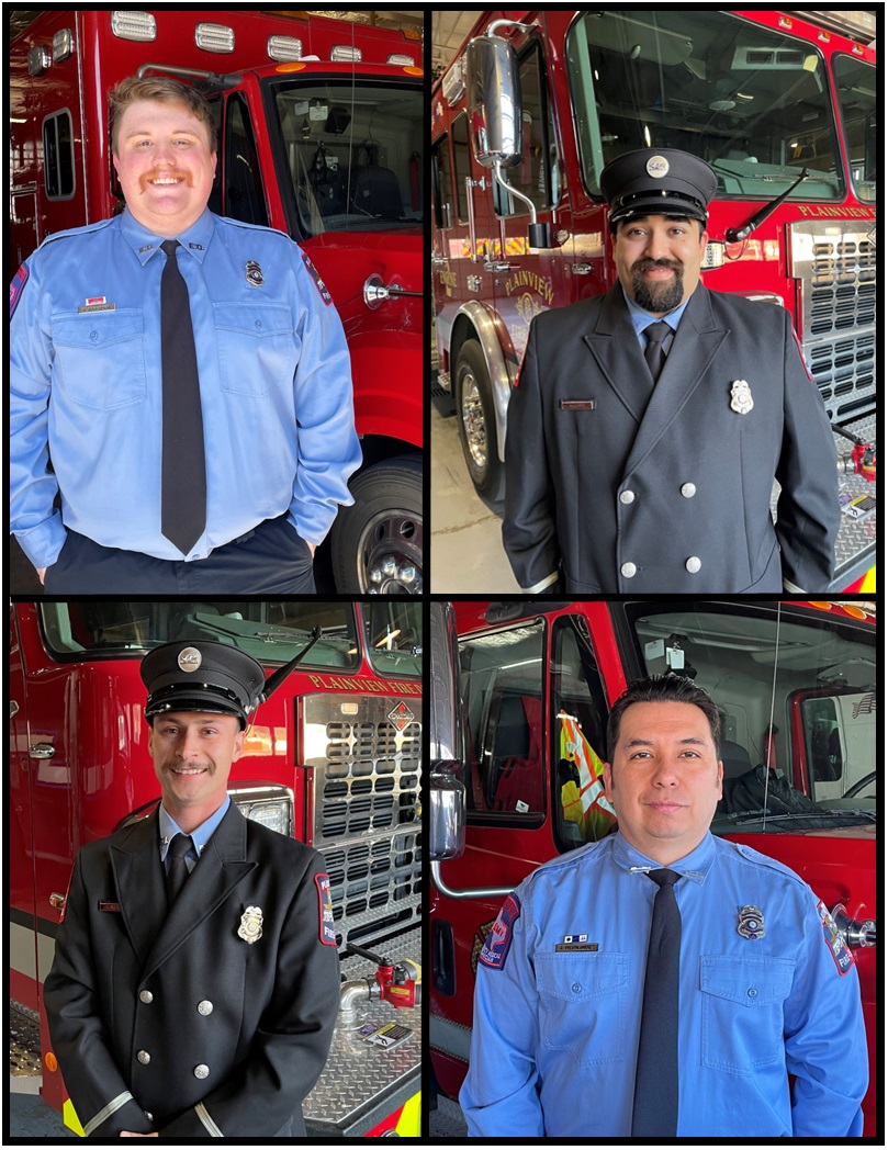 4 Plainview firefighters promoted