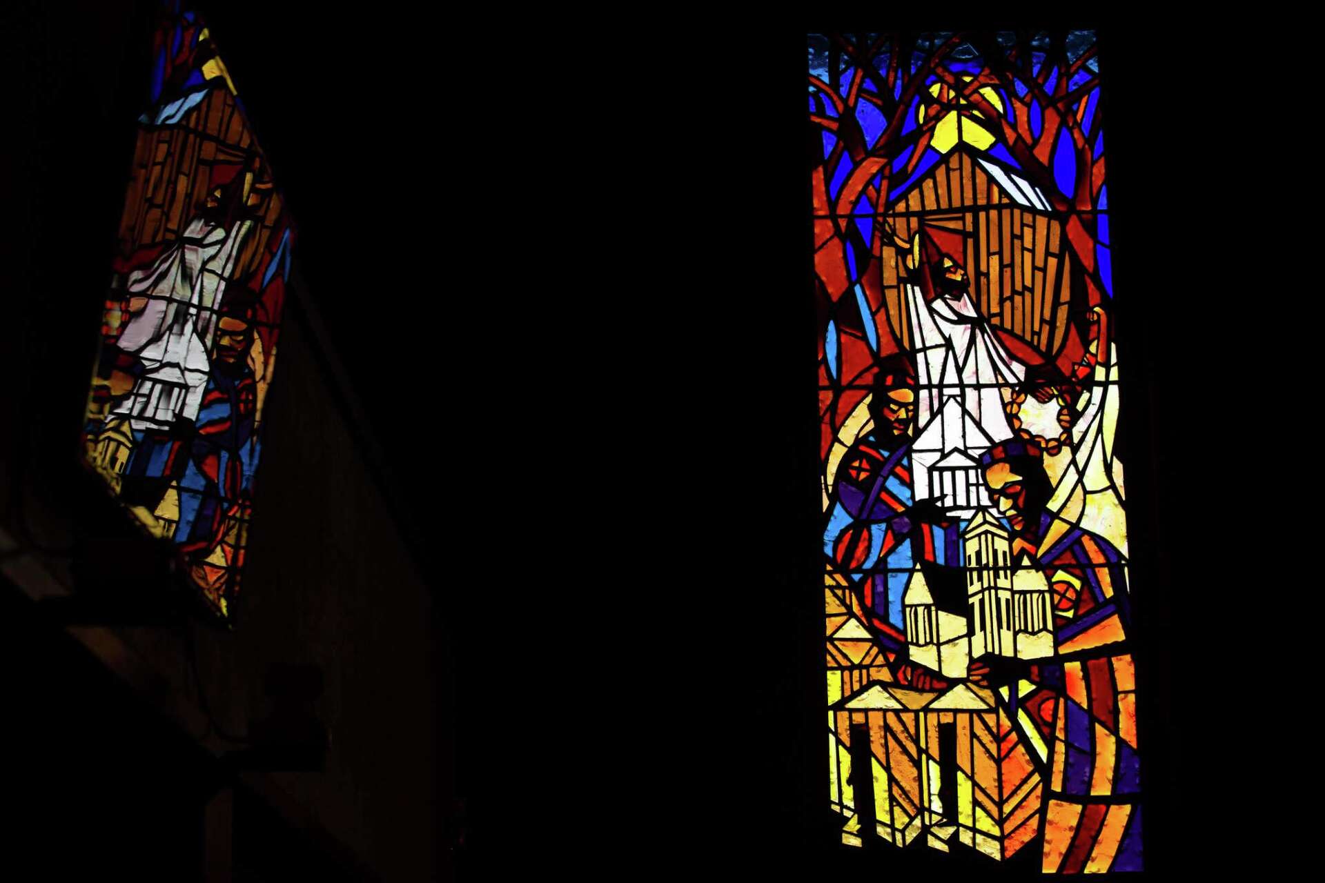 Third Ward church's stained glass gleams with light and history