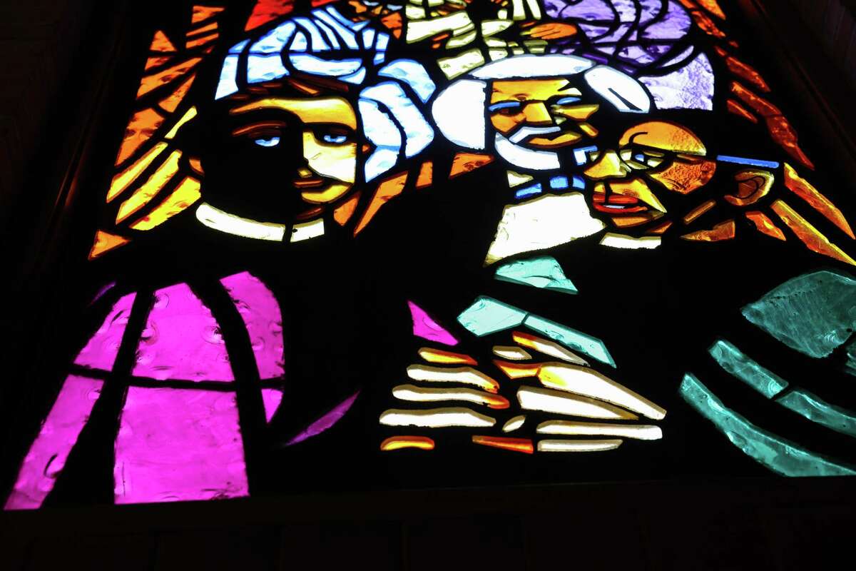 Third Ward church's stained glass gleams with light and history