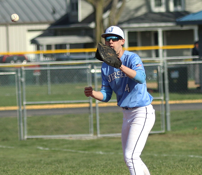 Jersey's Heafner throws almost-perfect no-hitter