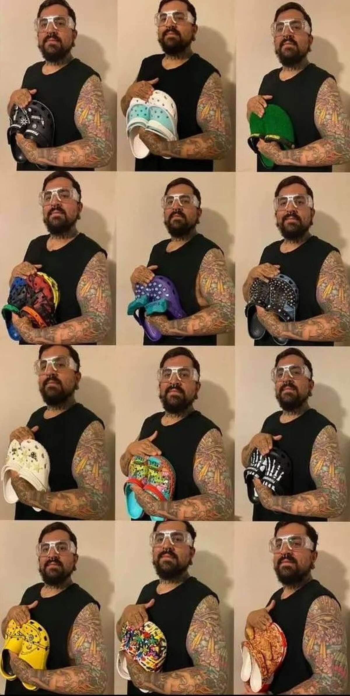 CT 'Croc King' has 2,000+ pairs of Crocs, aims to set record