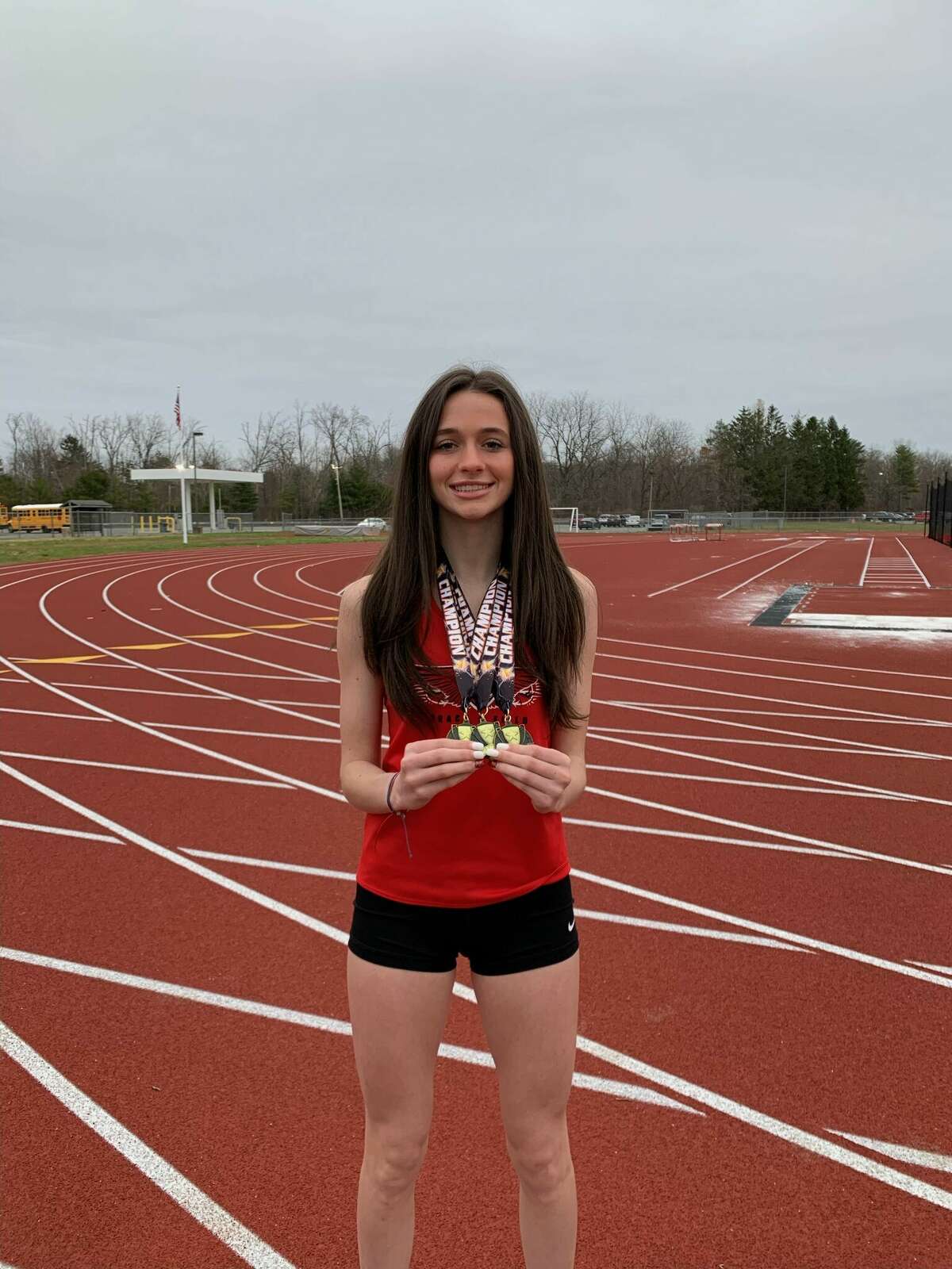 Guilderland standout Kendall Barnhart off to hot start to track season