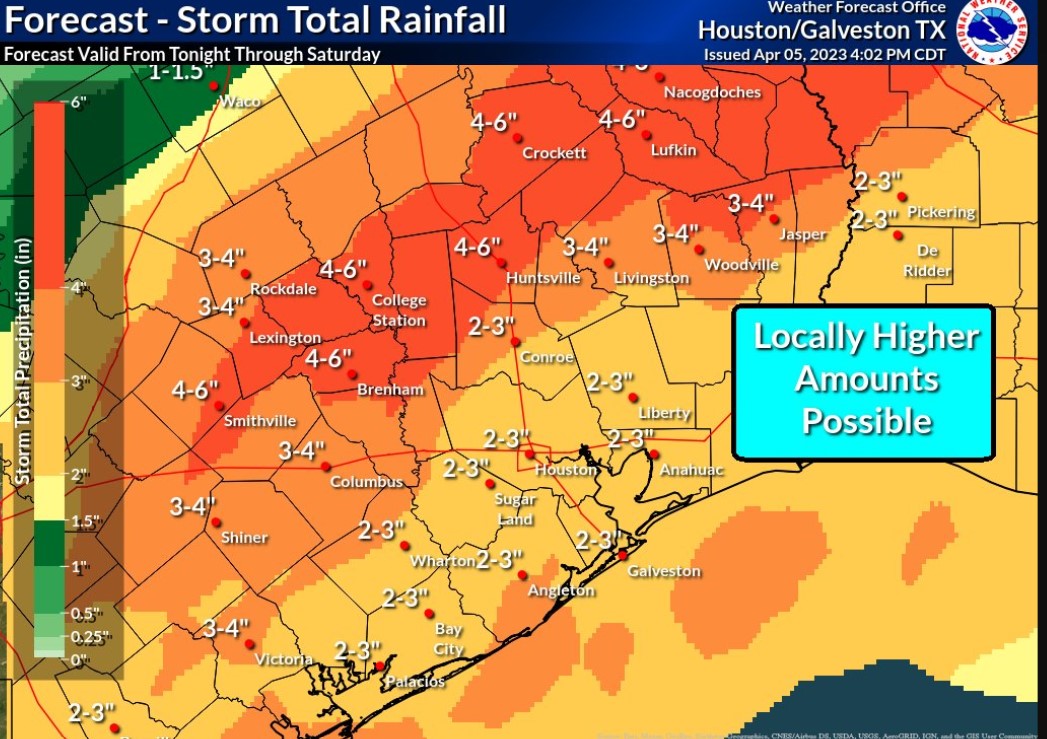 Houston weather: Showers and thunderstorms to continue Thursday