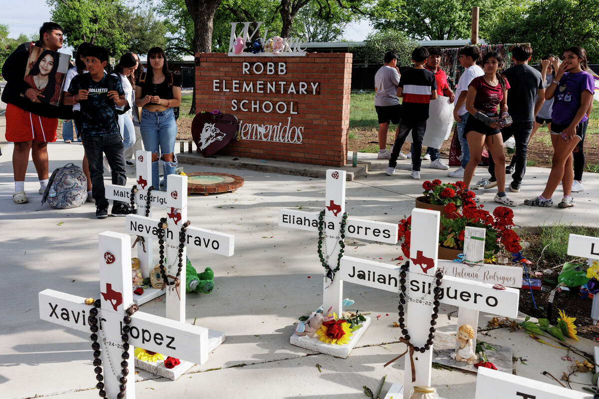 Uvalde students leave school in walkout over gun safety
