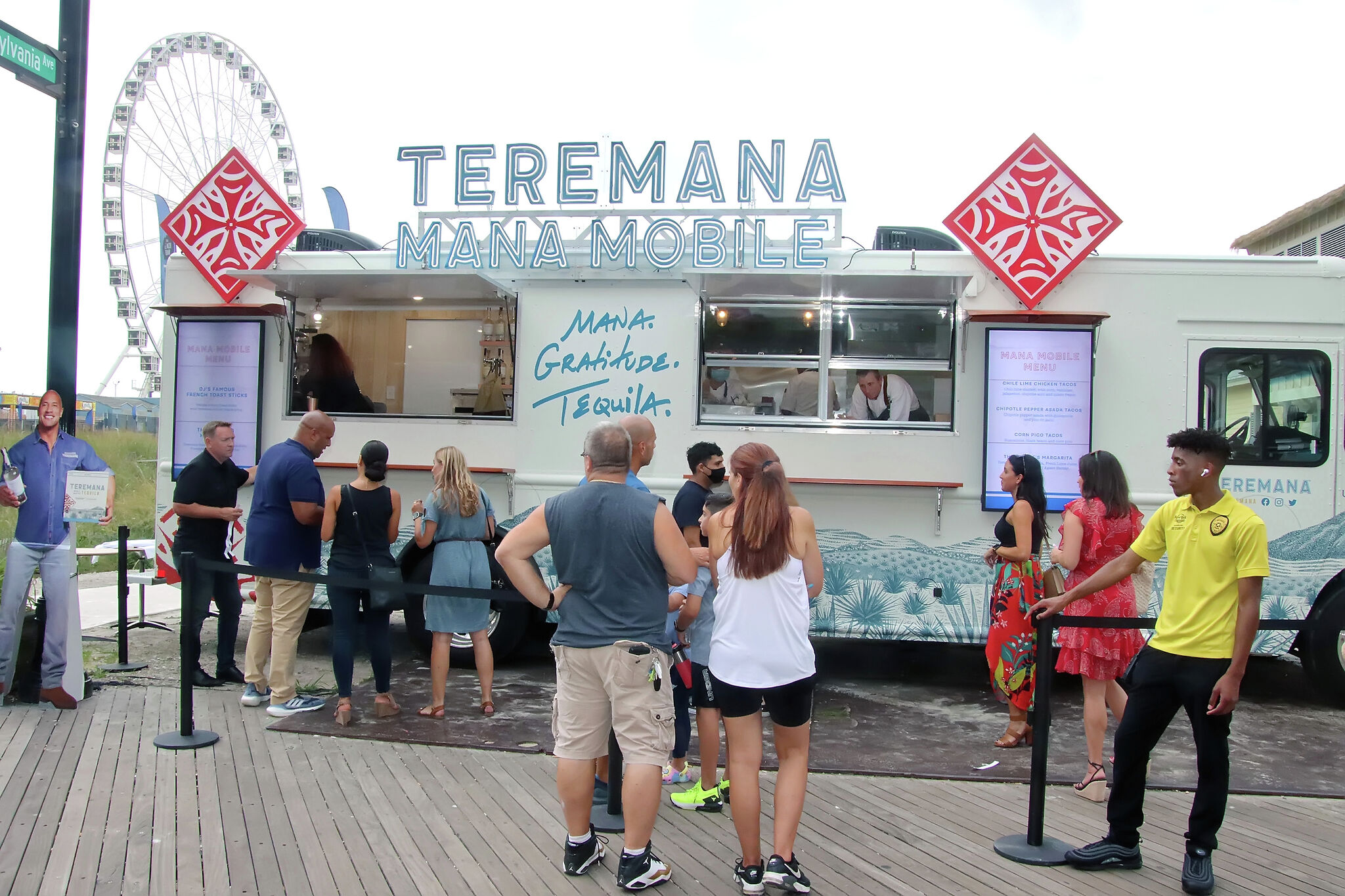 Dwayne 'The Rock' Johnson's Mana Mobile in St. Louis this weekend