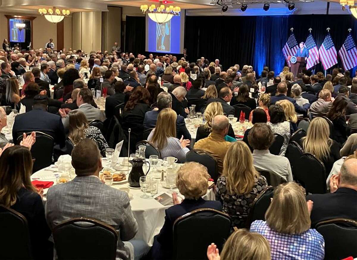 DeSantis speaks at Dave Camp Spring Breakfast in Midland