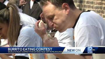 Joey Chestnut wins first World Burrito Eating Championship