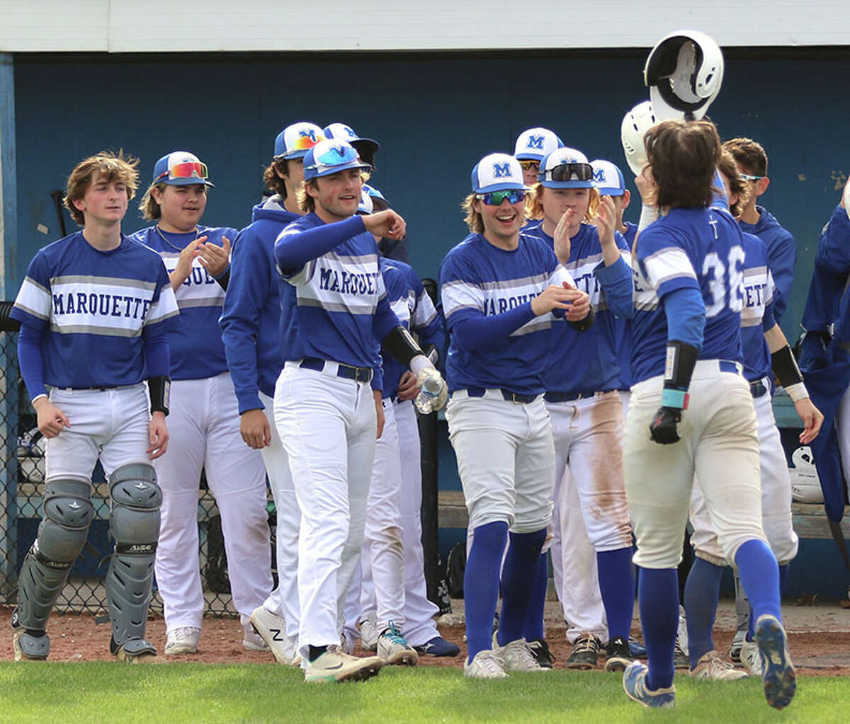 Marquette scores first seven runs, holds off Jersey, 8-6