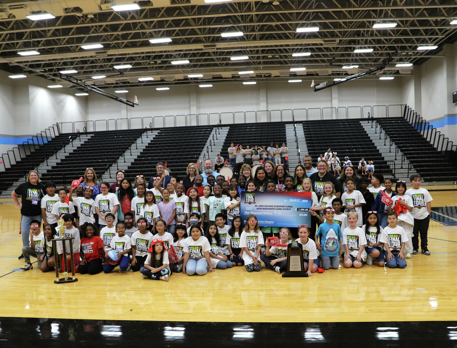 Alvin elementary school wins NCAA's Read to the Final Four contest