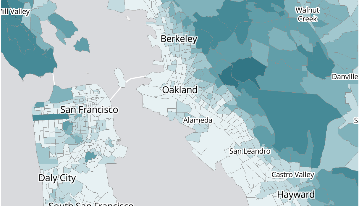 Oakland’s urban forest is inequitable. Here’s who has the most trees