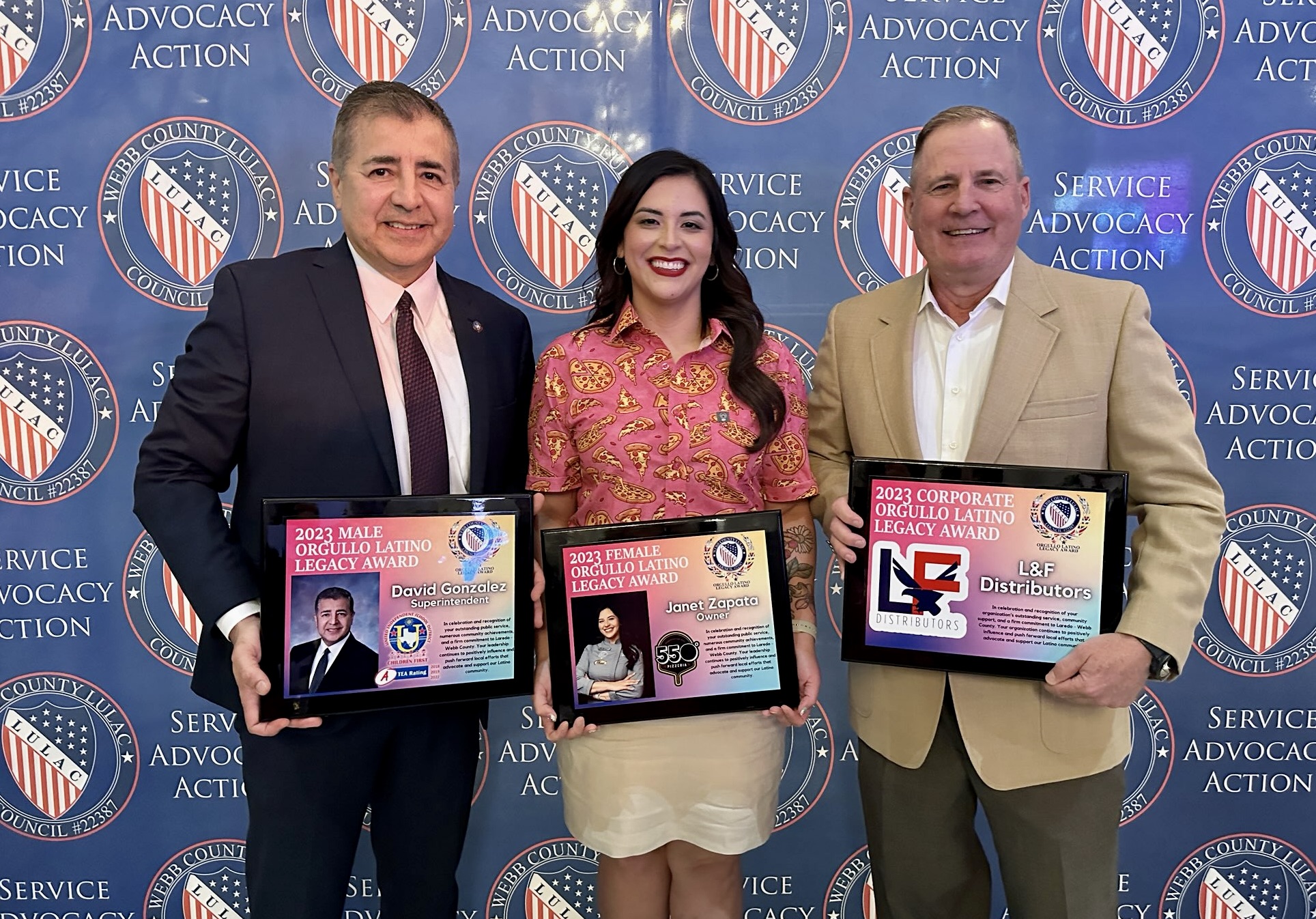 LULAC honors UISD's Gonzalez with Orgullo Latin Legacy Award