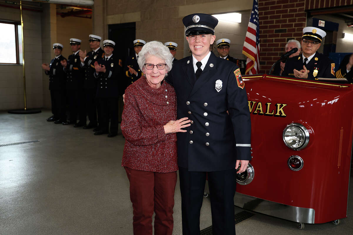Norwalk's first female firefighter makes history as lieutenant