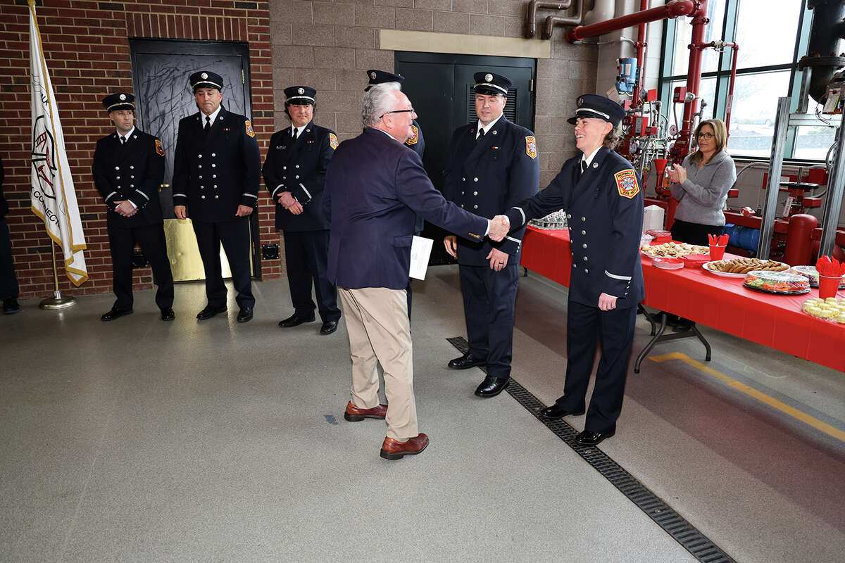 Norwalk's first female firefighter makes history as lieutenant