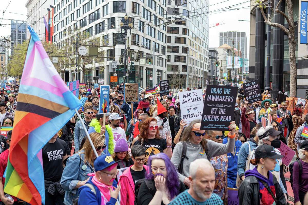 More than 1,000 rally against hate at SF ‘Drag Up! Fight Back!’ march