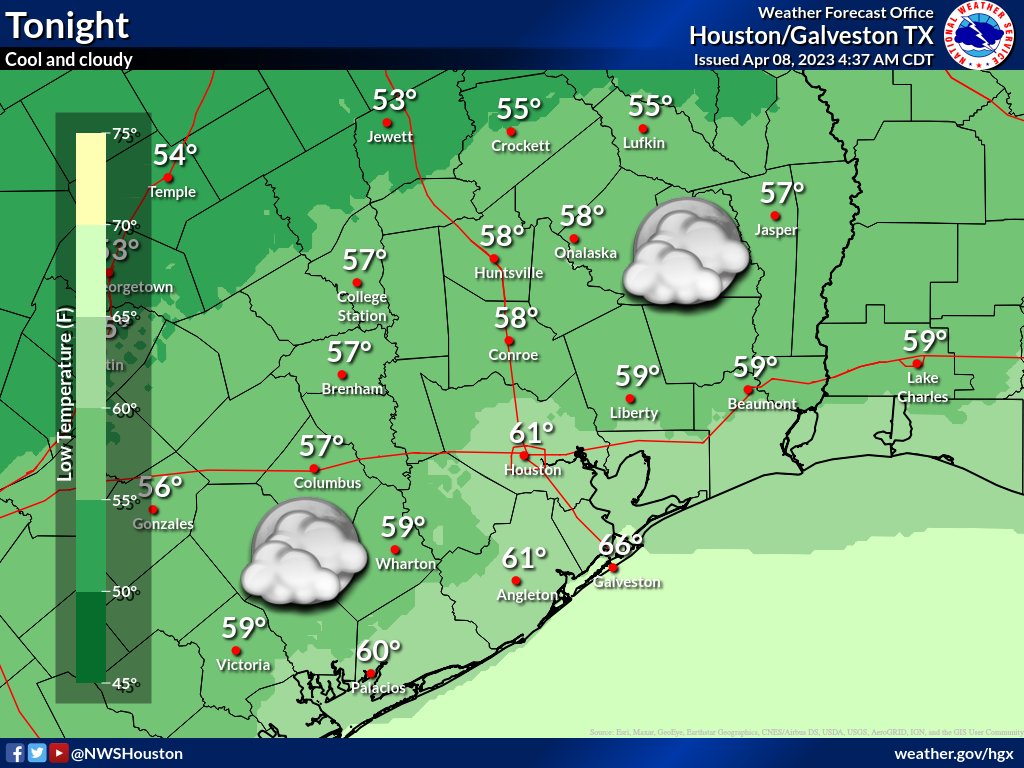 Cloudy skies and warm temperatures for Easter weekend in Houston