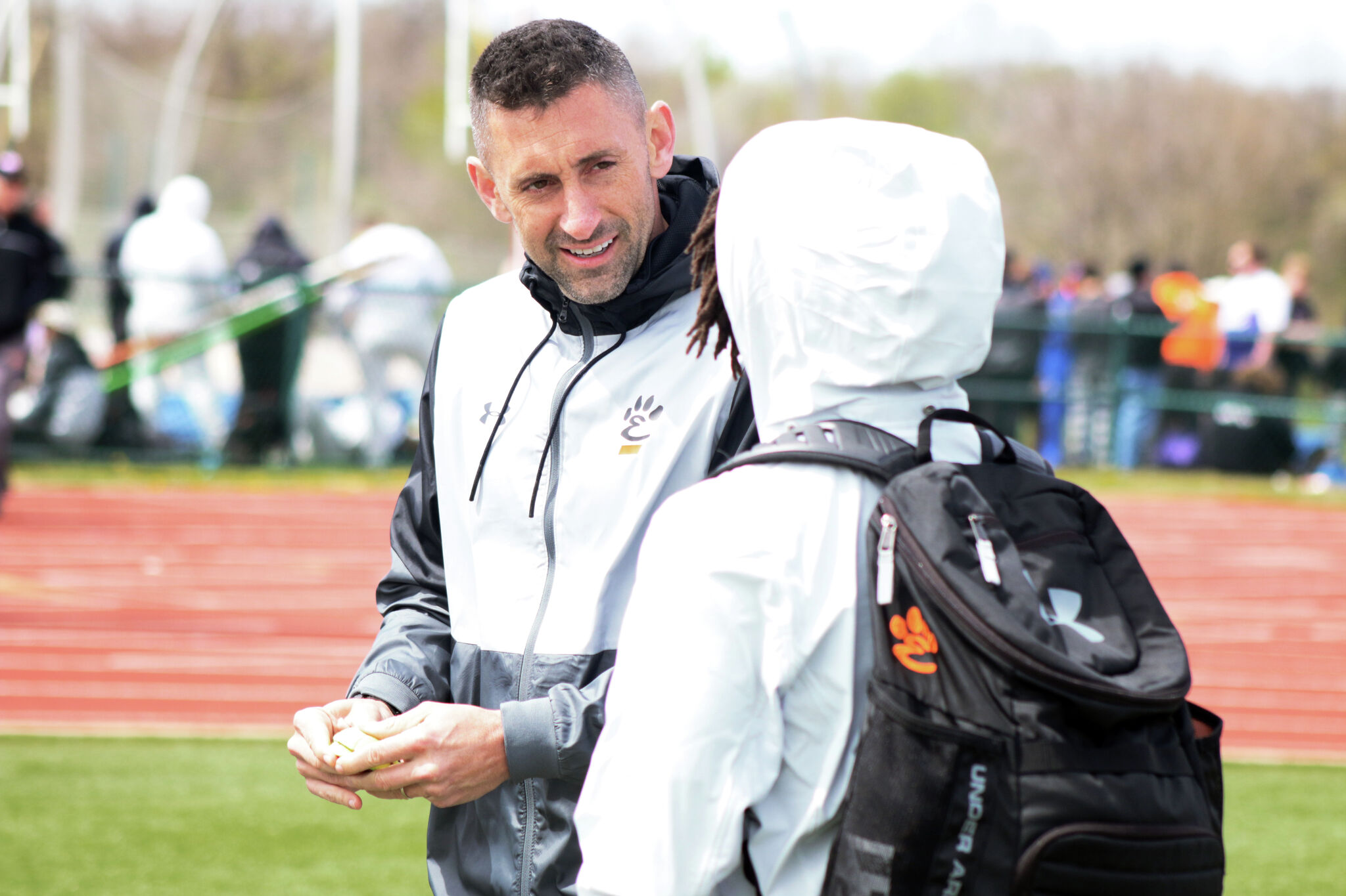 Hurdles coach Alec Holler ‘feeds the cats’ at Edwardsville