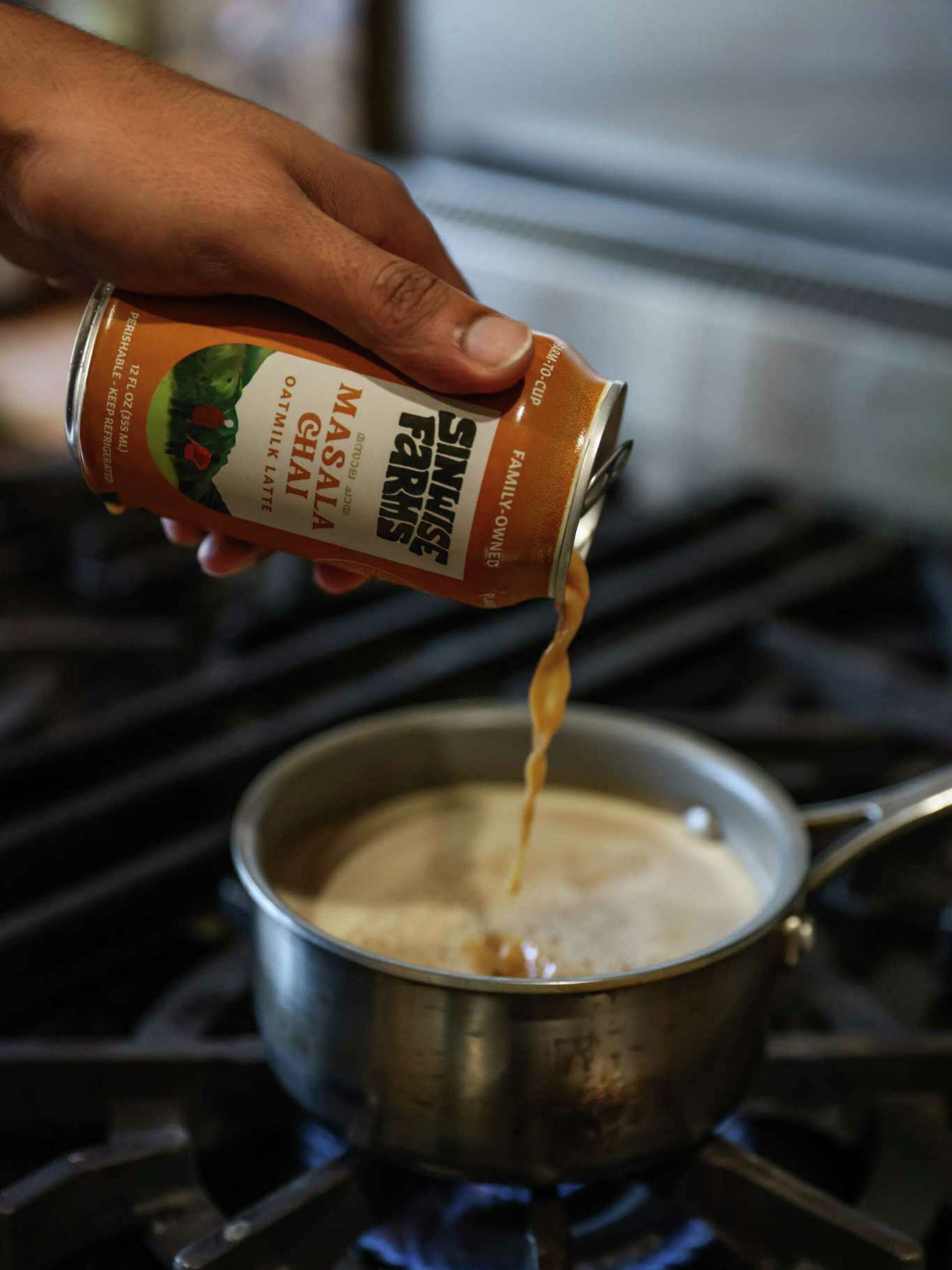 Sinwise Farms sells Bay Area chai in cans made with Indian cardamom