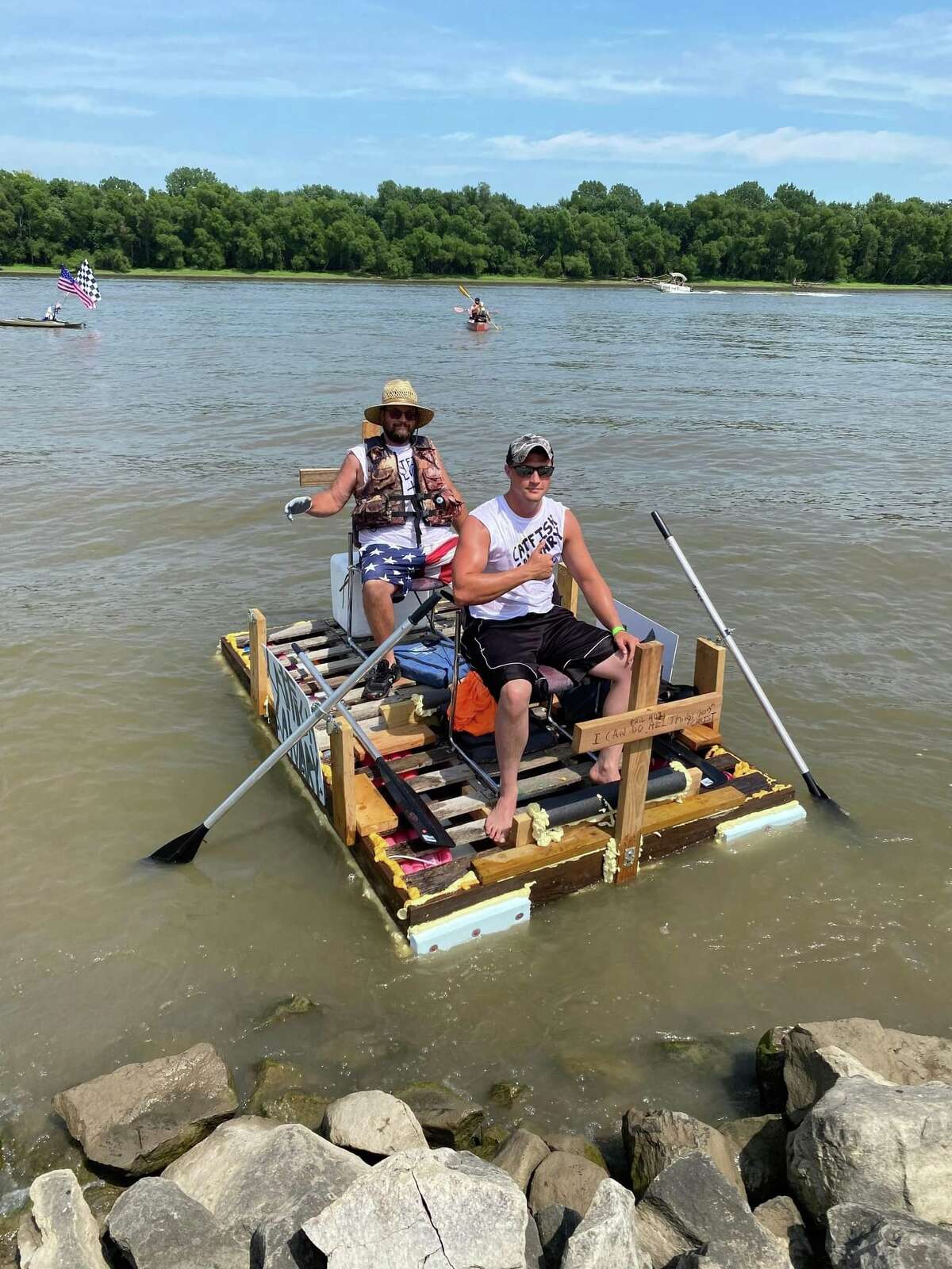 T-shirt design sought fior Great Illinois River Raft Race
