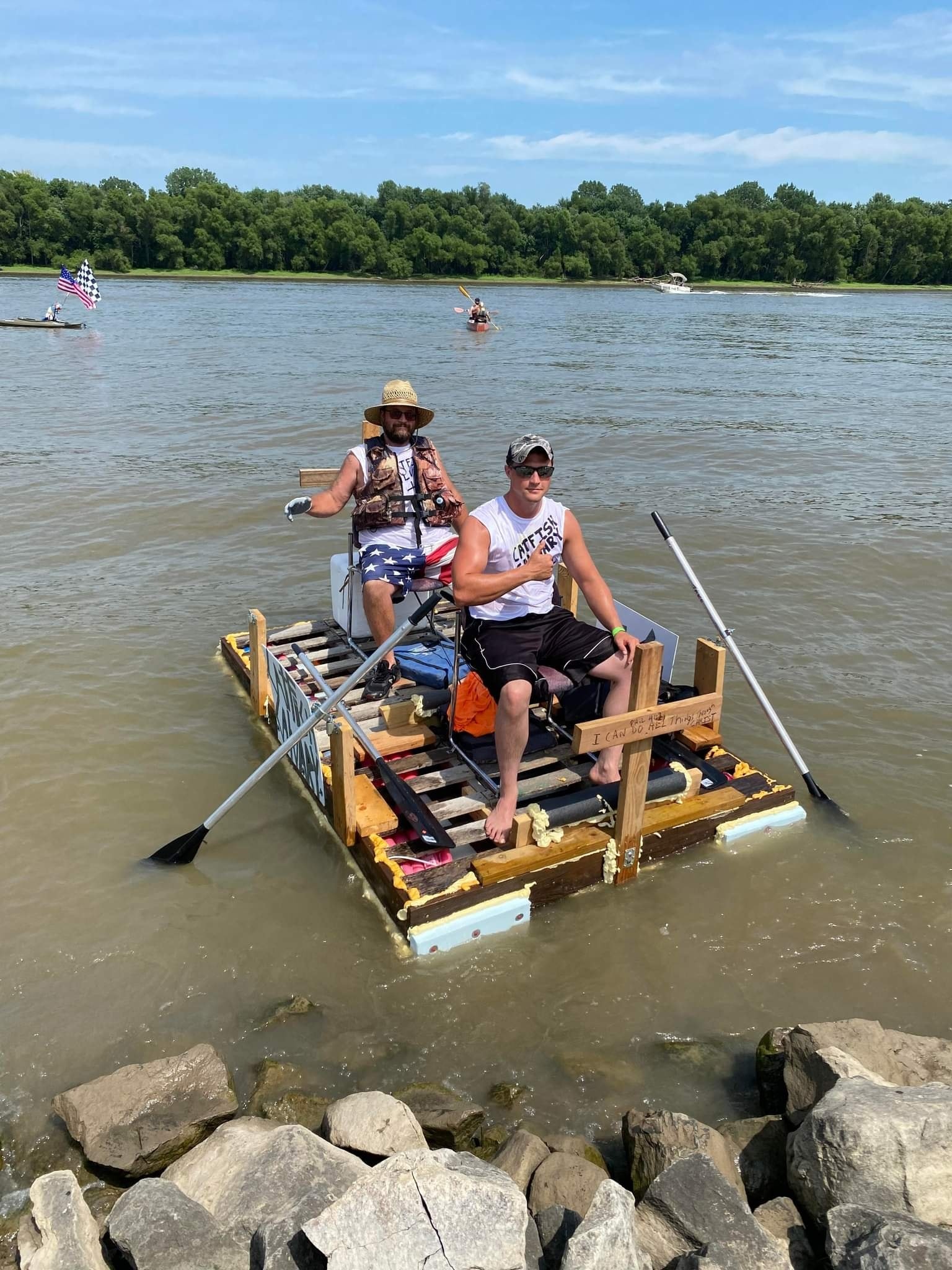 T-shirt design sought fior Great Illinois River Raft Race