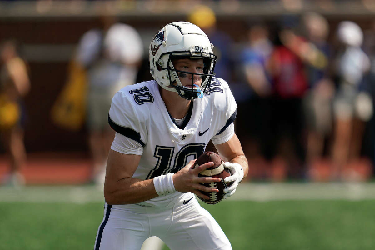 UConn's Cale Millen is branching out from quarterback this spring